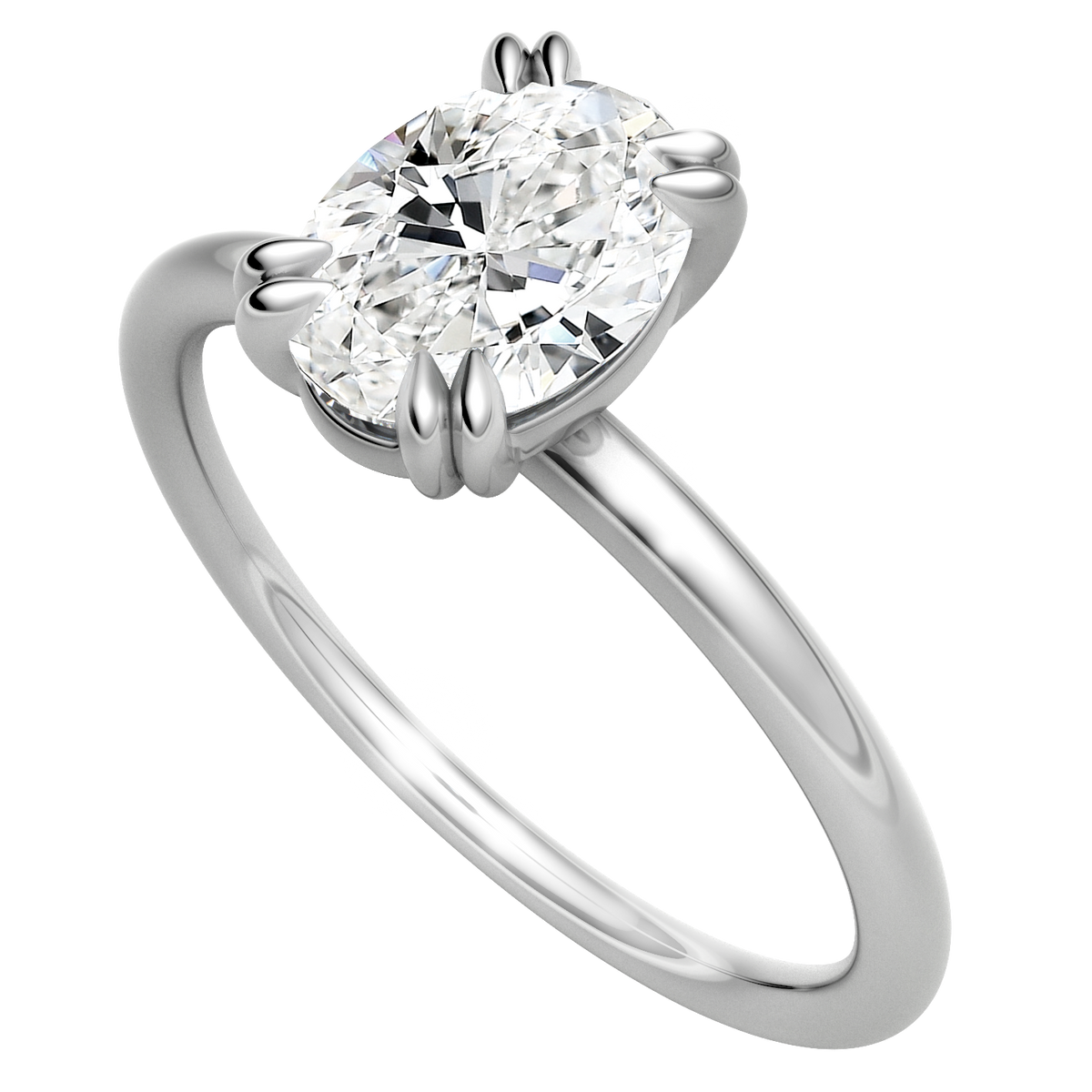 Signature Skinny™ Solitaire Double Claws – Ring Artisan