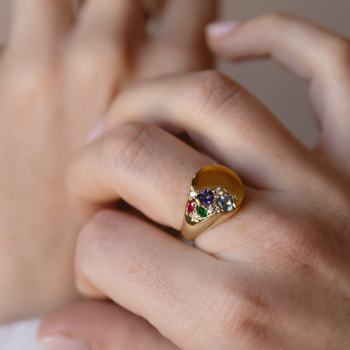 The Birthstone Signet Ring – Ring Artisan