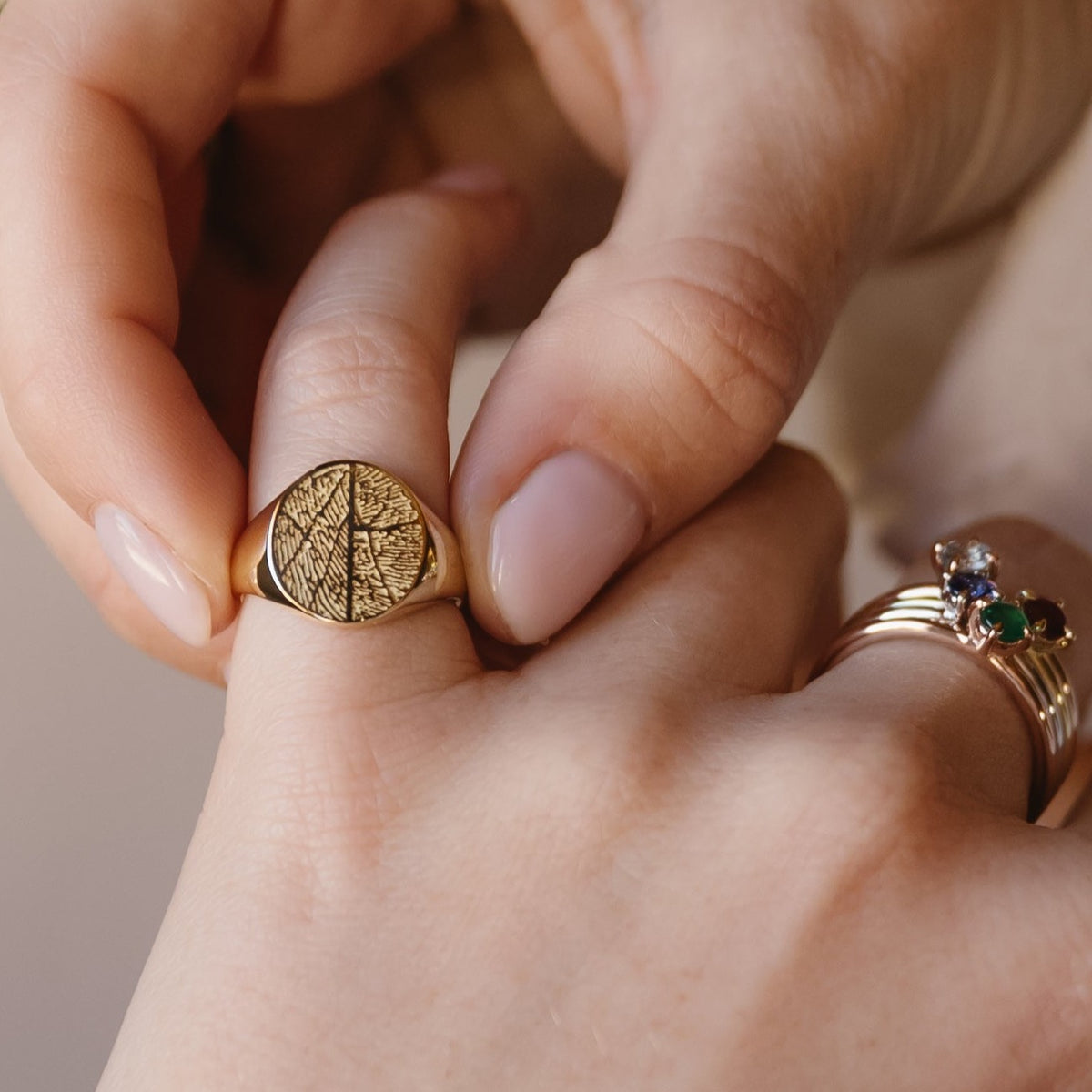 Fingerprint Signet Ring – Ring Artisan